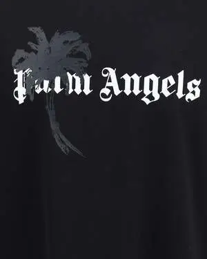 Palm Angels Pal Drift Cotton T-shirt Ale
