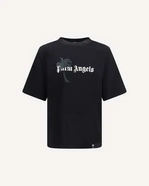 Palm Angels Palm Drift Cotton T-hirt - Black