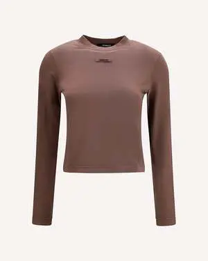 Jacquemus Long-sleeve T-shirt Feale - Brown