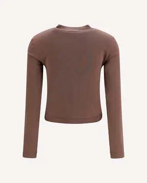 Jacquemus Long-sleeve T-shirt Feale - Brown