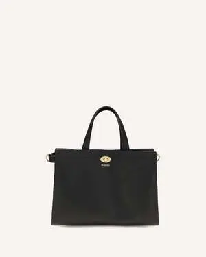 Burberry Small Cotswolds Check Tote Bag - Black