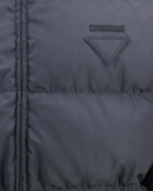 Prada High-neck Padded Jacket Ale