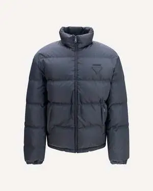 Prada High-neck Padded Jacket Ale