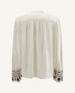 MARANT ETOILE Monique Embroidered Top