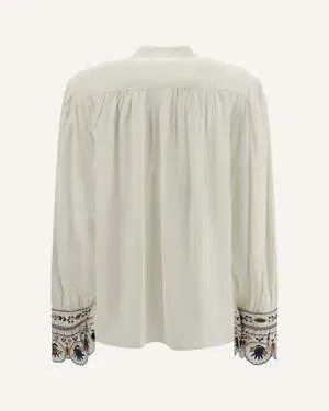 MARANT ETOILE Monique Embroidered Top