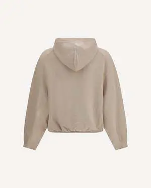 Jacquemus E Montaigne Hooded Sweatshirt Mae - Beige
