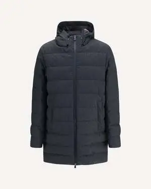 Herno Long Padded Hooded Jacket