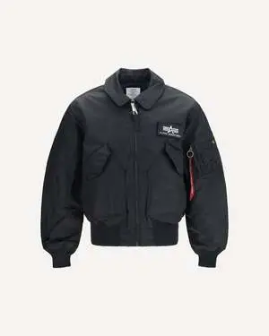 Alpha Industries Cwu-45 Heritage Bomber Jacket - Black