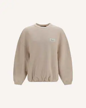 Jacquemus Le Weathirt Montaigne Crewneck Weathirt - Beige