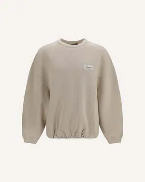 Jacquemus Le Weathirt Montaigne Crewneck Weathirt - Beige
