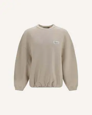 Jacquemus Le Weathirt Montaigne Crewneck Weathirt - Beige