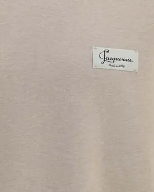 Jacquemus Le Weathirt Montaigne Crewneck Weathirt - Beige