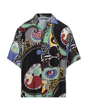 Moschino Shirt Size Silk - Black