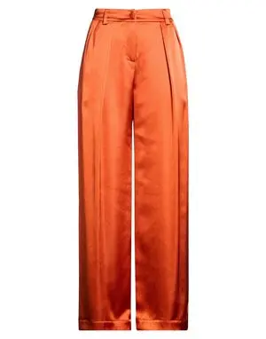 INES DE LA FRESSANGE PARIS Pants Rust Size Polyester, Elastane