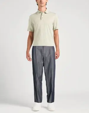 Hugo Pants Midnight Size Virgin Wool, Linen, Polyamide