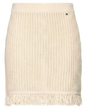 Liu Jo Mini Skirt Ivory Size Cotton - White