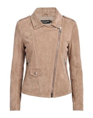 STREET LEATHERS Jacket Light Brown Size Leather - Beige
