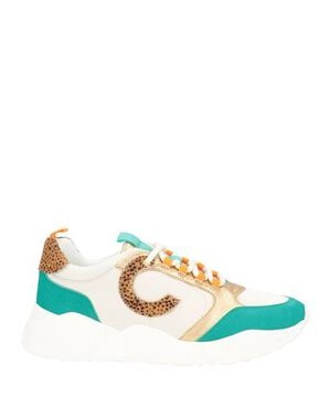 Cosmoparis Sneakers Turquoise Size Leather, Textile Fibers - Blue