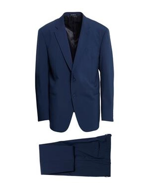 Emporio Armani Suit Size Virgin Wool, Polyester, Elastane - Navy