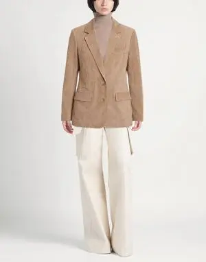 STREET LEATHERS Blazer Dark Size Leather - Beige