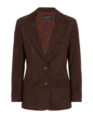 STREET LEATHERS Blazer Dark Size Leather - Brown