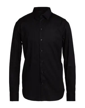 Emporio Armani Shirt Size Cotton, Elastane - Black