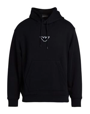 Emporio Armani Sweatshirt Midnight Size Cotton - Blue
