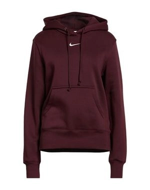 Nike Sweatshirt Burgundy Size Cotton, Polyester - Red