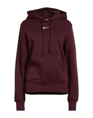Nike Sweatshirt Burgundy Size Cotton, Polyester