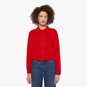 Xirena Bevyn Cardigan Apple Shirt - Red