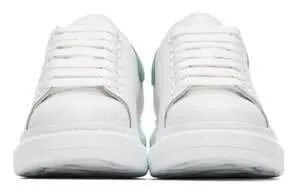 Alexander McQueen Low-top Larry Sneakers 'white Green - White/green