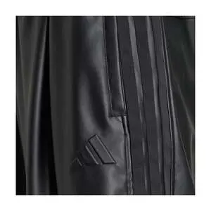 Adidas Stadium Oversized Fit Fake Leather Full Length Open Hem Pants Asia Sizing