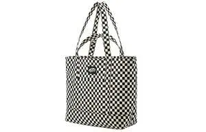 VANS Tell All Zip Tote Bag 'white Black