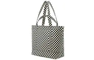 VANS Tell All Zip Tote Bag 'white Black
