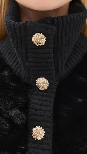 Cara Cara Logan Faux Fur Cardigan