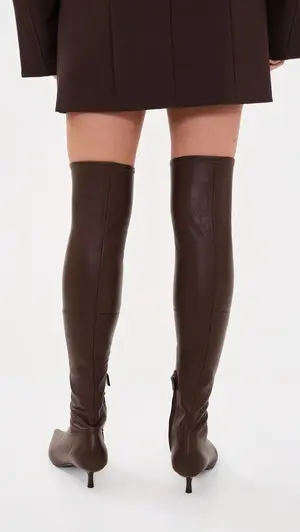 Simkhai Joni Stretch Leather Over-the-knee Boots