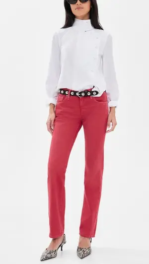 7 For All Mankind Low Cigarette Jeans