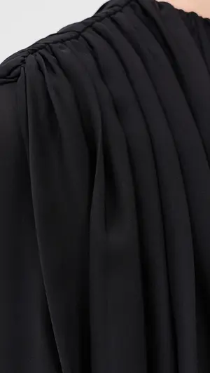 Simkhai Frida Silk Blouse - Black