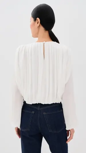 Simkhai Frida Silk Blouse