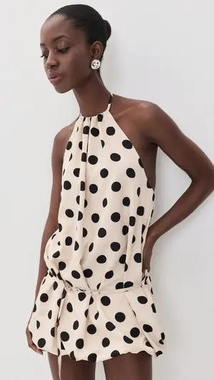 Lioness When In Rome Mini Dress - Arctic Glow
