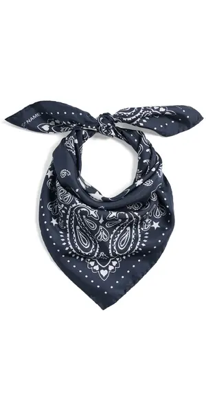 CALL IT BY YOUR NAME Silk Bandana Small - Navy