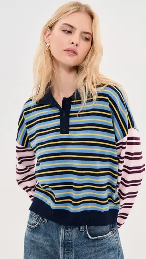 LE BOP Zadie Cropped Polo