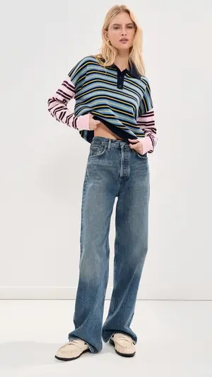LE BOP Zadie Cropped Polo