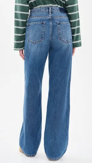 DAZE 2k Mid Rise Relaxed Baggy Jeans
