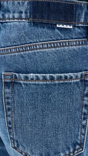 DAZE 2k Mid Rise Relaxed Baggy Jeans