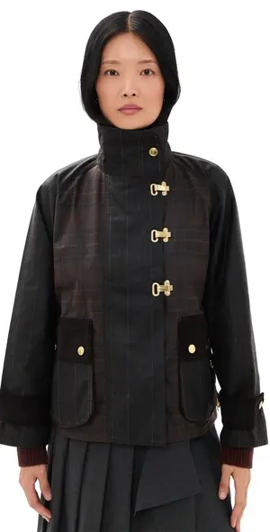 Barbour Hazelwood Checked Wax Jacket