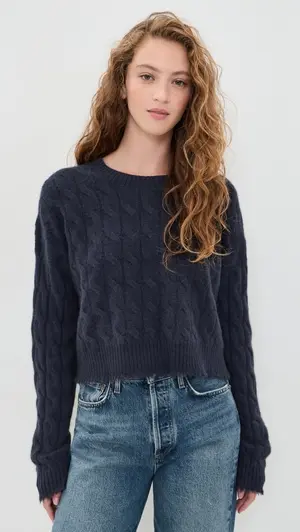 RE/DONE Rowe Cashmere Pullover