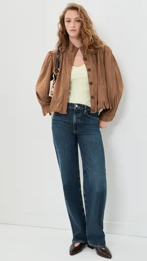 Astr The Label Estero Faux Suede Jacket