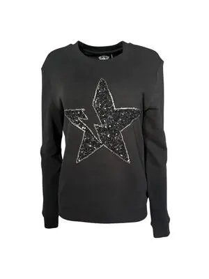 ANY OLD IRON Black / Silver Black & Silver Future Star Sweatshirt