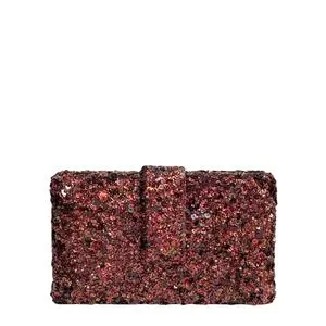 SIMITRI Molten Kitsch Clutch - Red